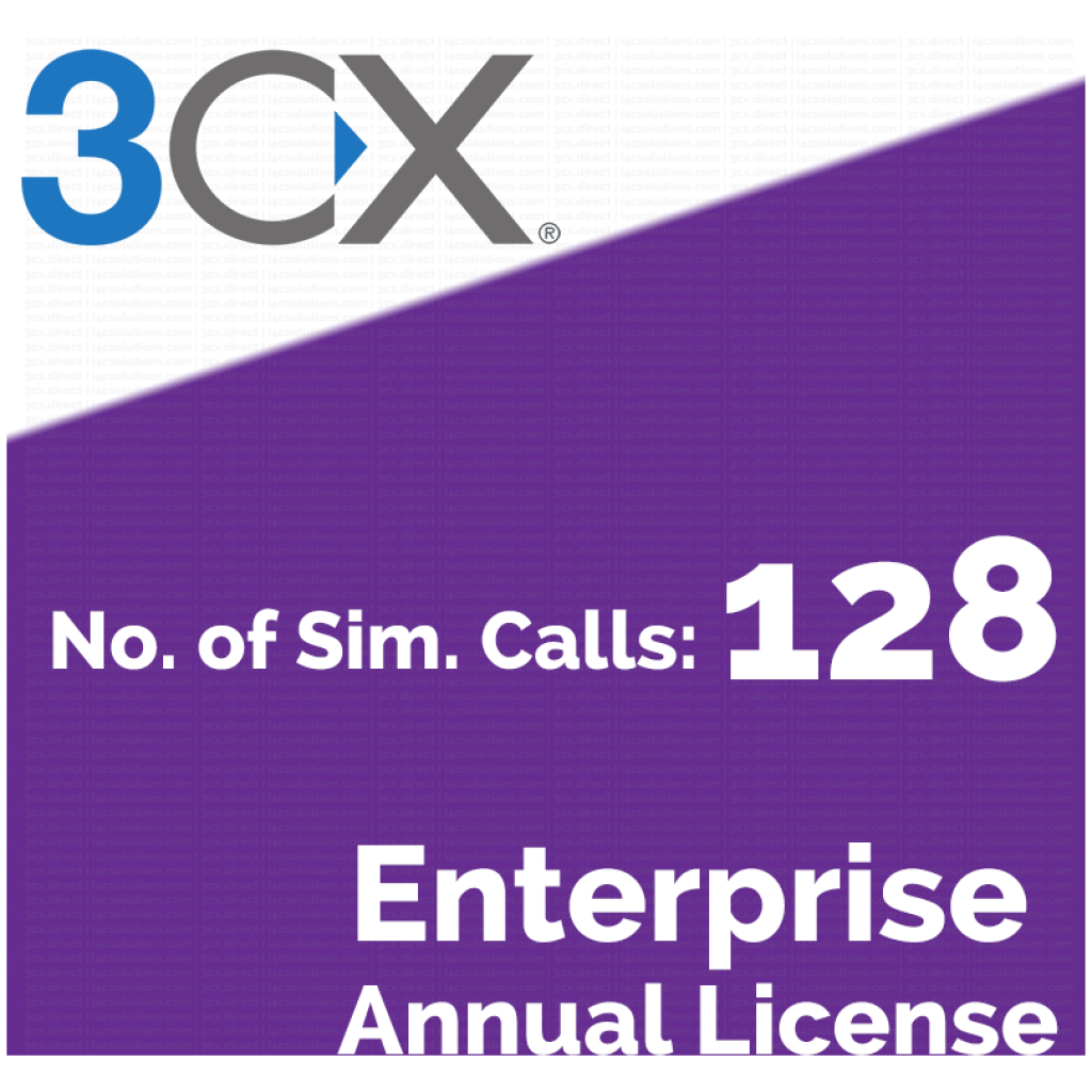 Buy 3CX Licence. Enterprise 128 SC Including hosting – SEATEL